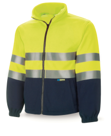 Veste polaire haute visibilité